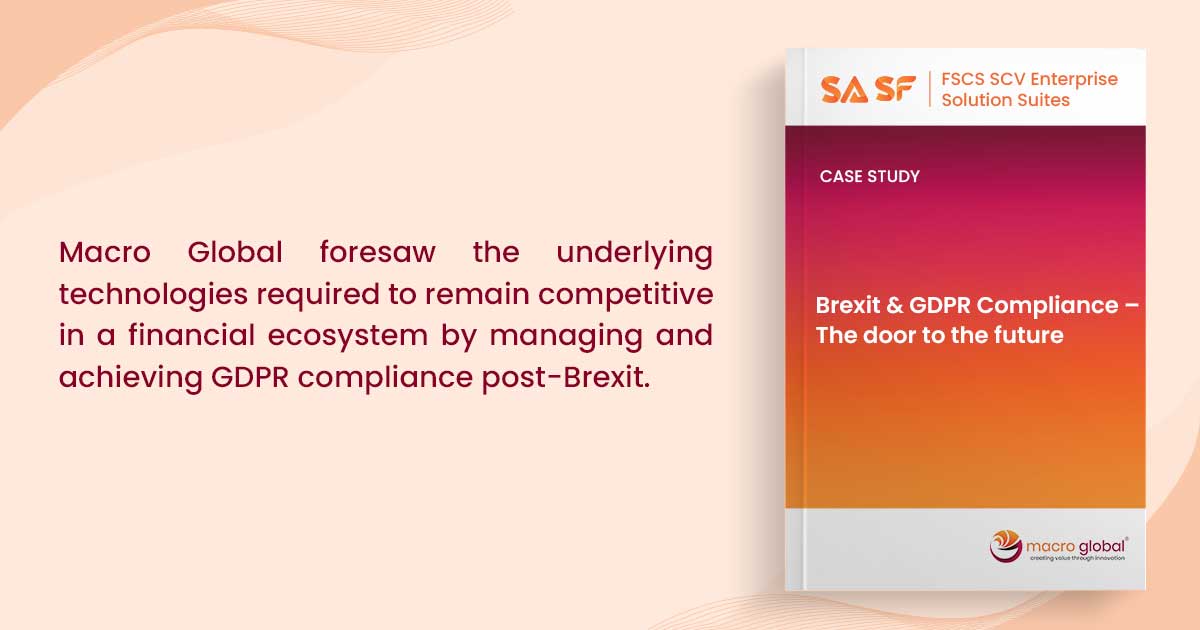 Case study: Brexit & GDPR Compliance – The door to the future